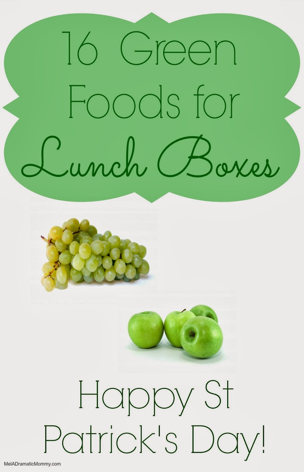 Mel, A Dramatic Mommy: St. Patrick's Day Lunchbox Ideas | 16 Green ...