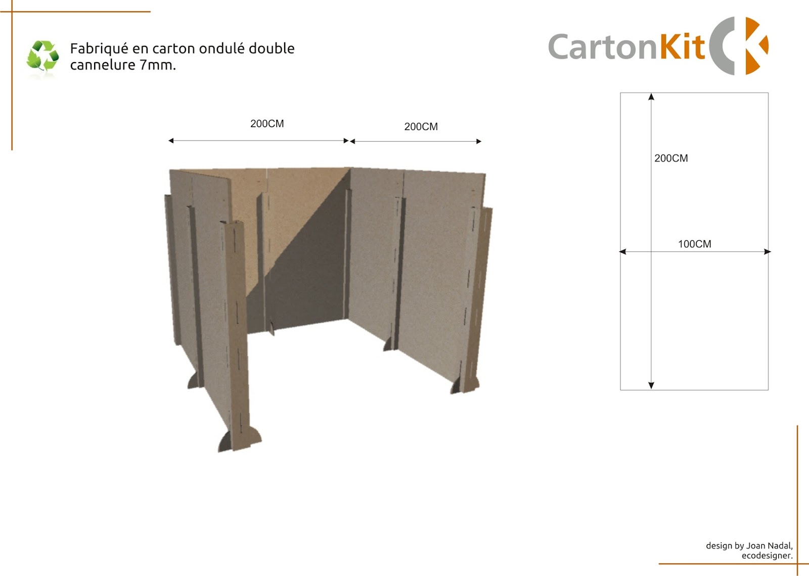 Carton Kit - Créations Objets et Meubles 100 % Carton: Panneau Carton