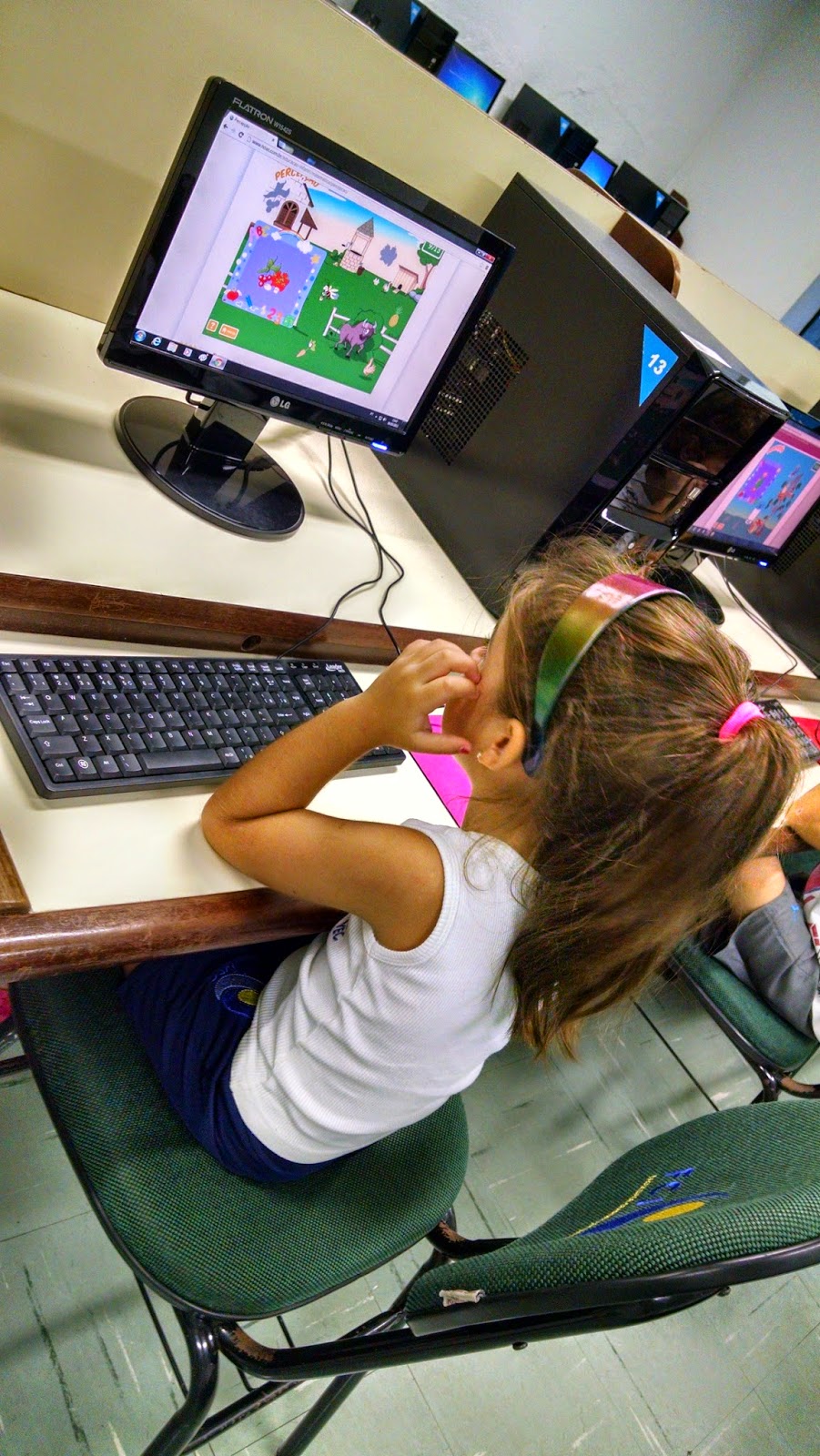 Educação Infantil Elias Moreira: Primeira aula de informática ...