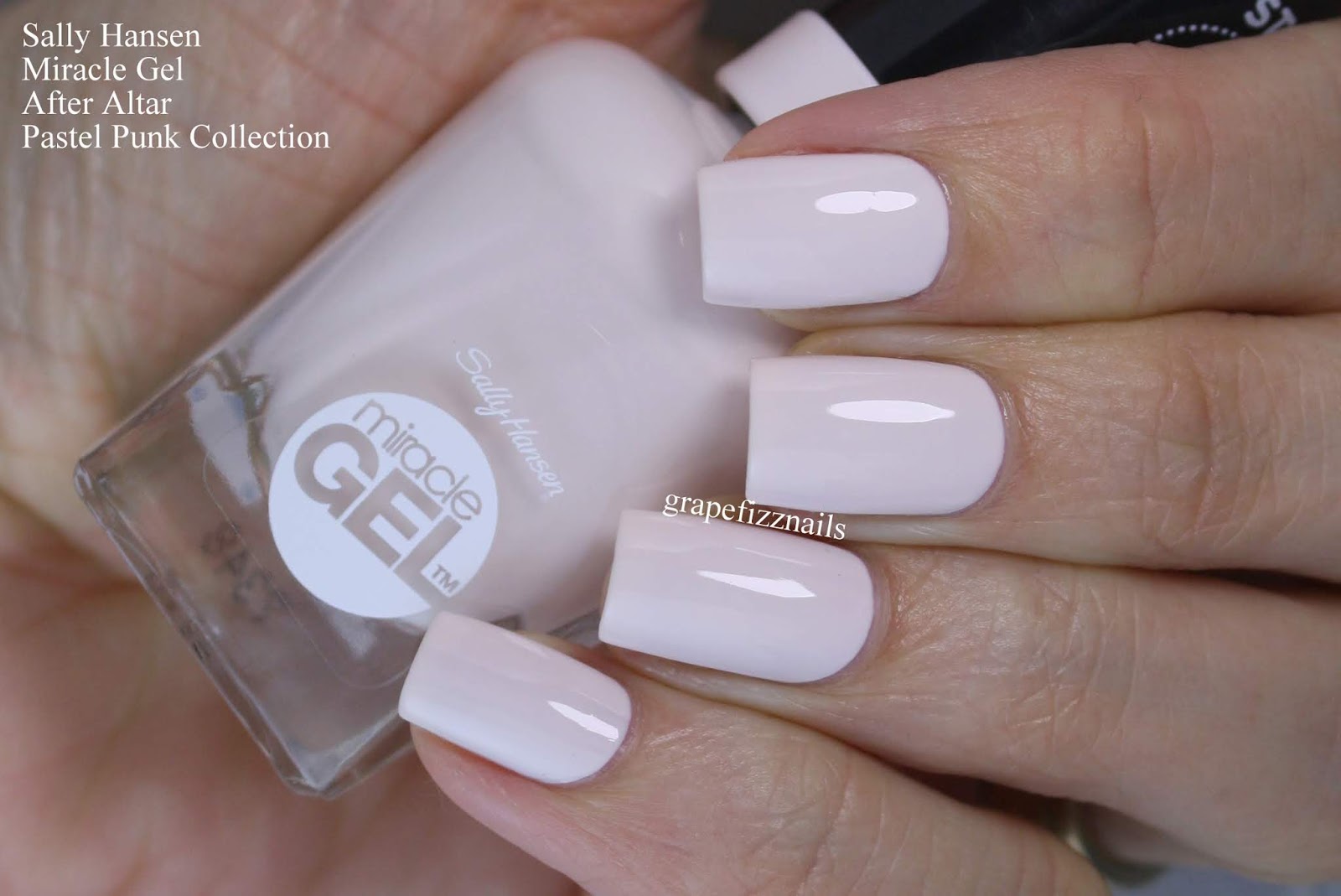 Grape Fizz Nails: Sally Hansen Miracle Gel Pastel Punk Collection