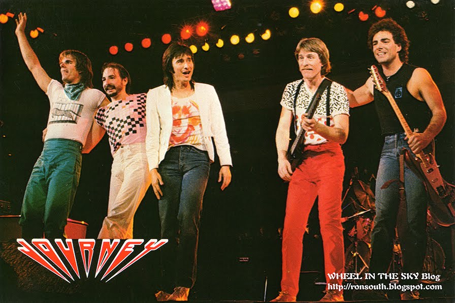 WHEEL IN THE SKY: Journey Frontiers 4X6 Post Card from 1984