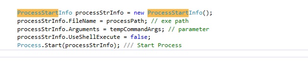 CodeTips: How to pass parameter to an Exe