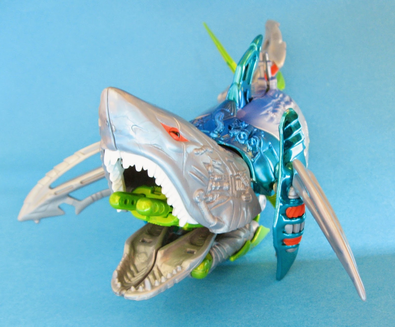 Transformers Beast Wars TRANSMETALS 2 Mega class CYBERSHARK變形金剛特種變形勇士 超 ...