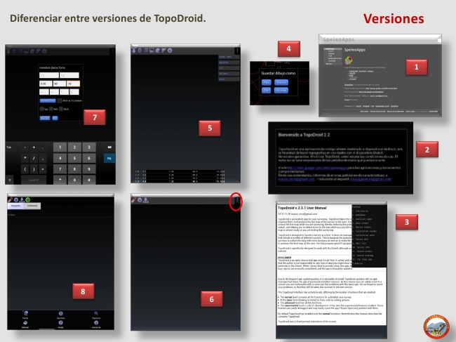 espeleobloc: Topografía espeleológica con TopoDroid