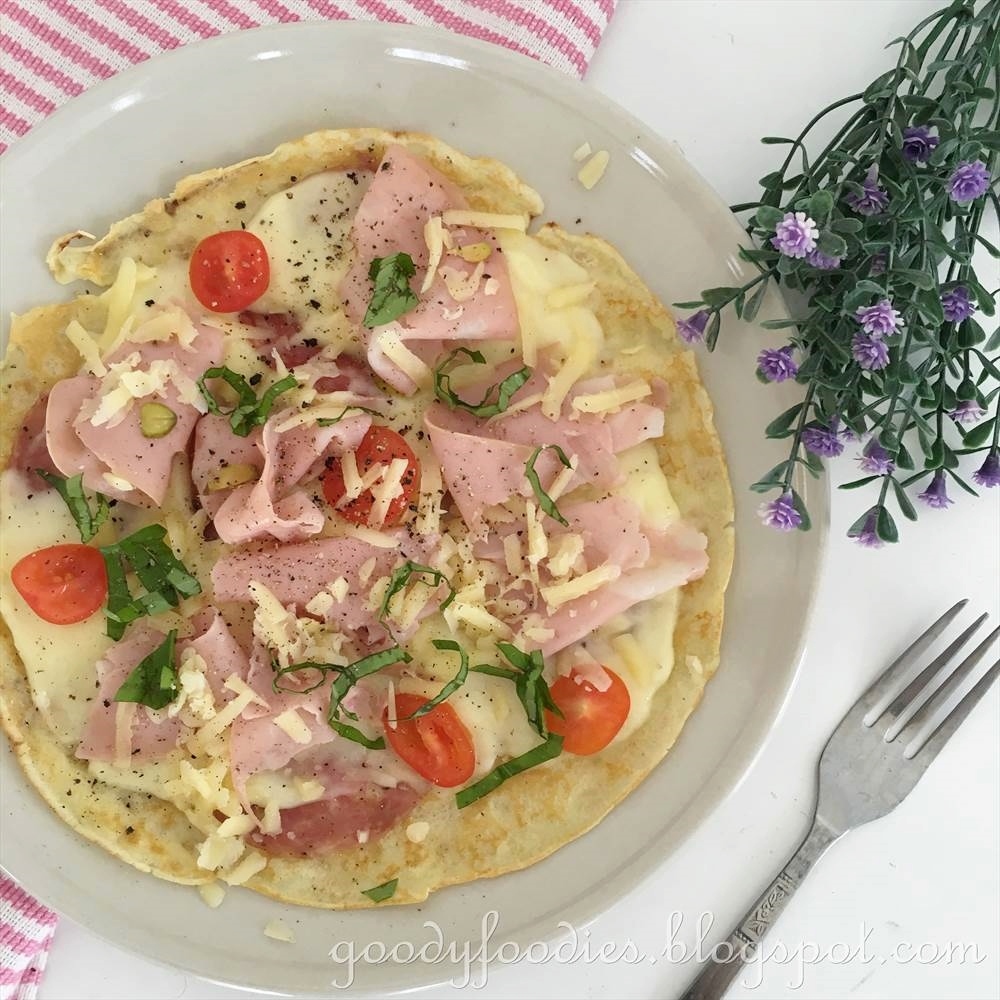 GoodyFoodies: Recipe: Savoury Crepes with Cold Cuts and Cheese