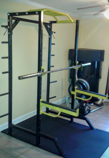 Jose's DIY Ideas : Squat rack... and a story.