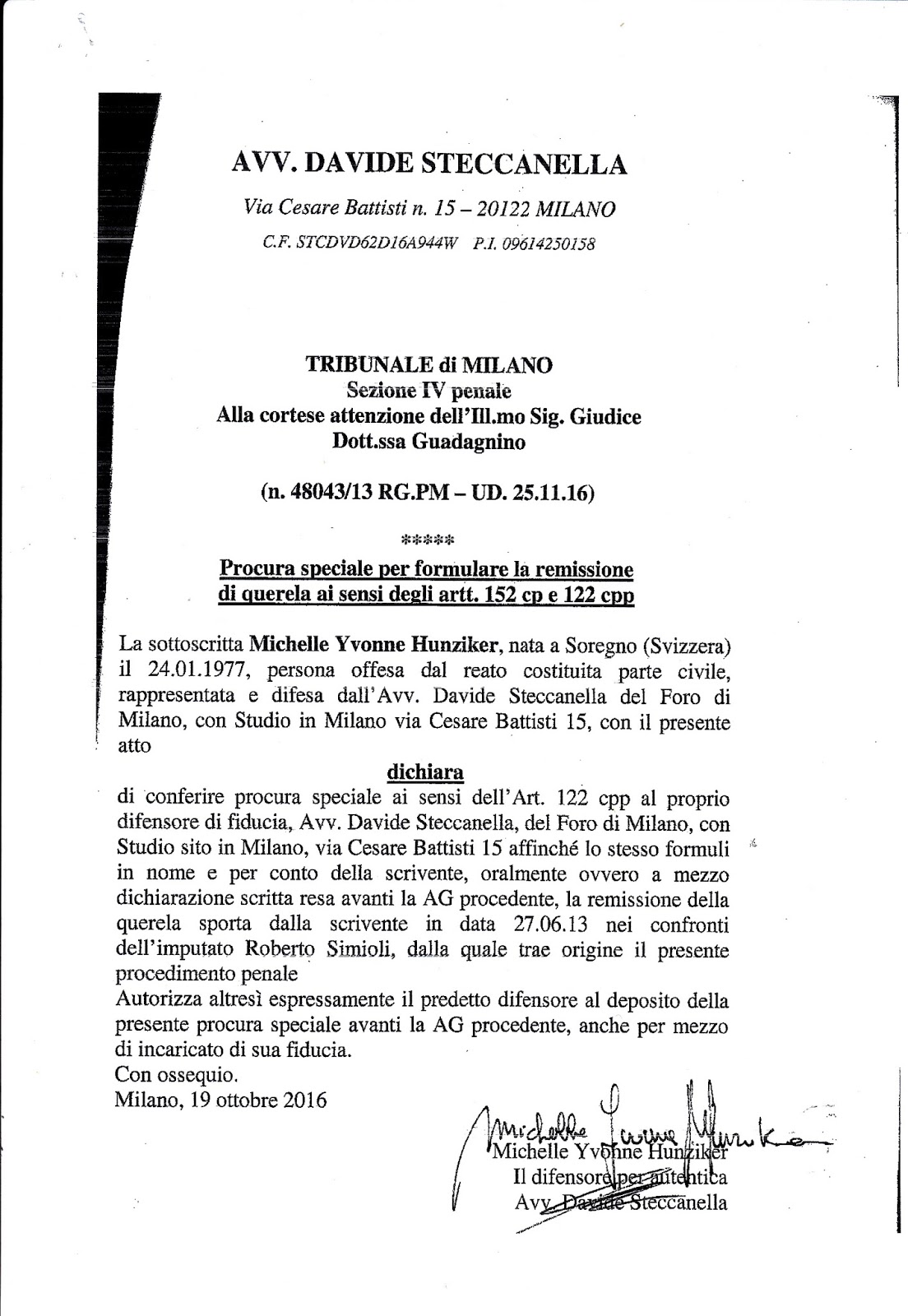 Remissione Di Querela