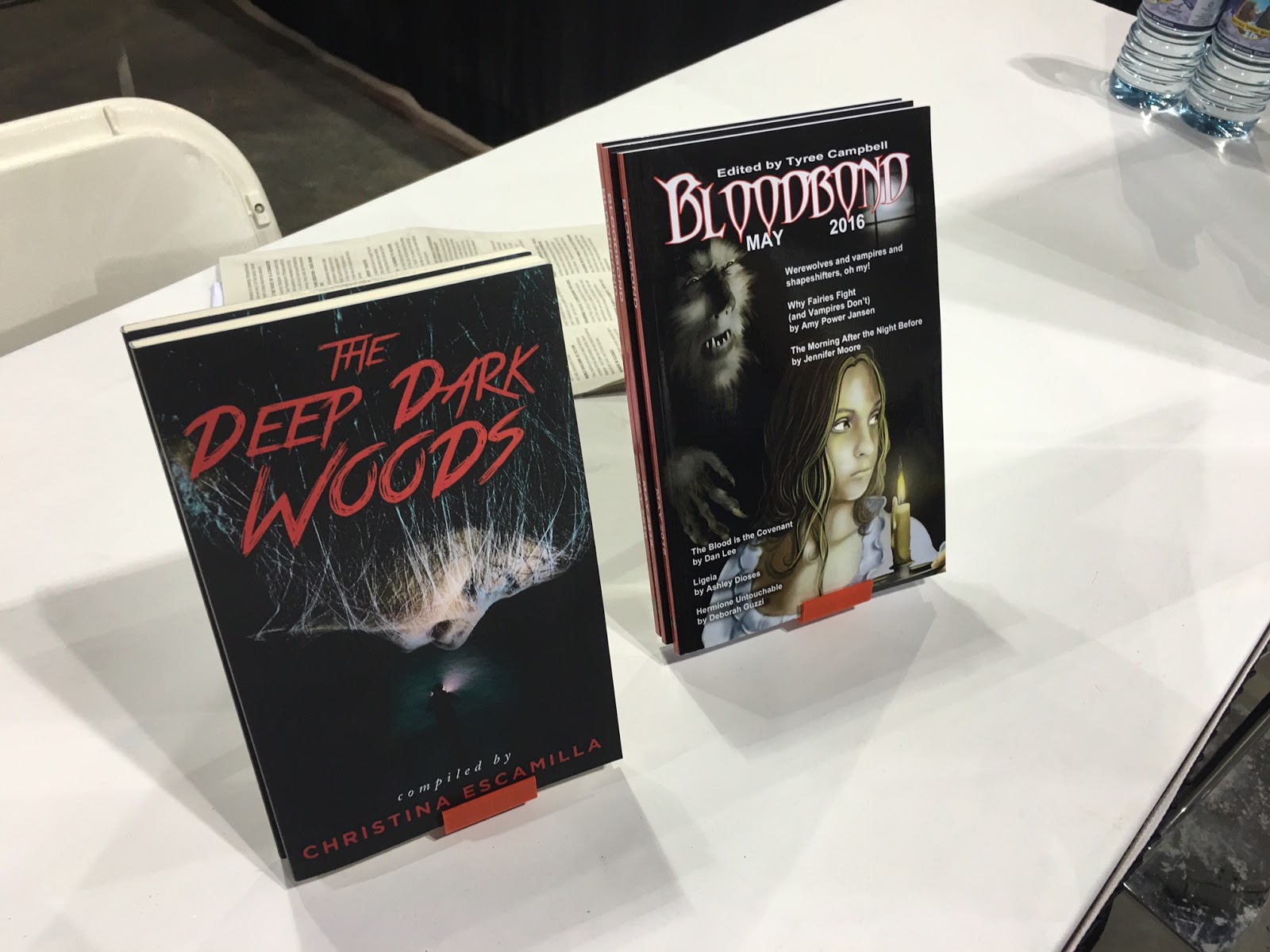 The Warrior Muse: Setting up a Book Signing Table