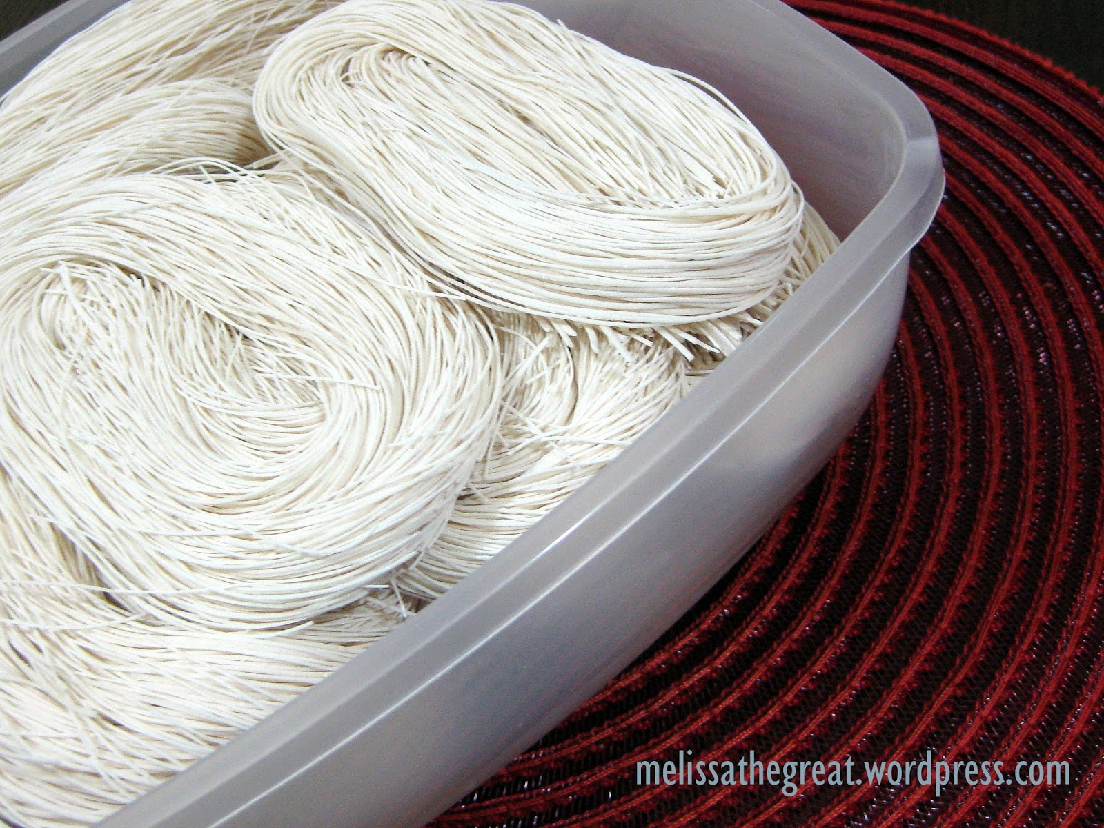 JAMUAN DALAM PERAYAAN ORANG CINA: Chang Shou Mian (长寿面) Misua