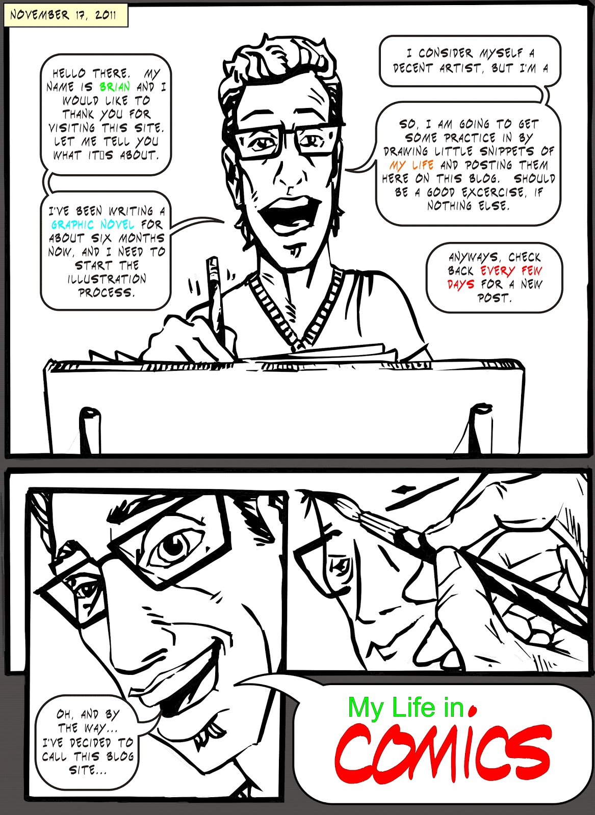 My Life in Comics: An Introduction