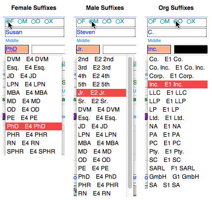 Richard S. Russell's FileMaker Pro Design Blog: New Prefix and Suffix ...