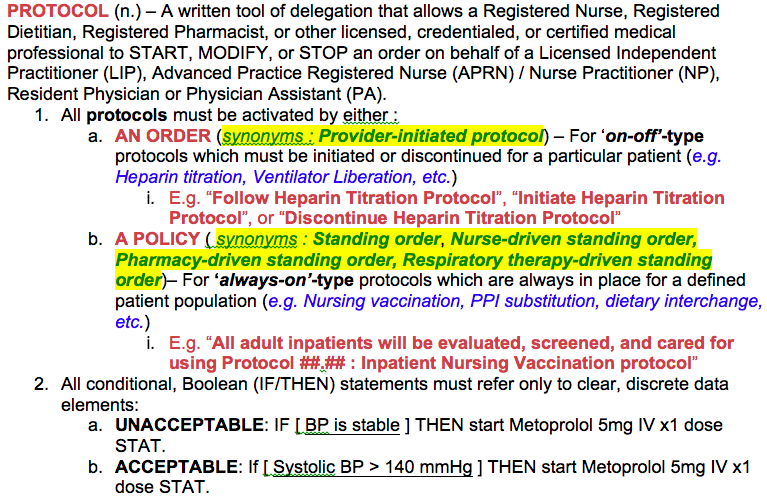 DirkMD - CMIO Perspective: An Opinion : What exactly are "Protocols ...