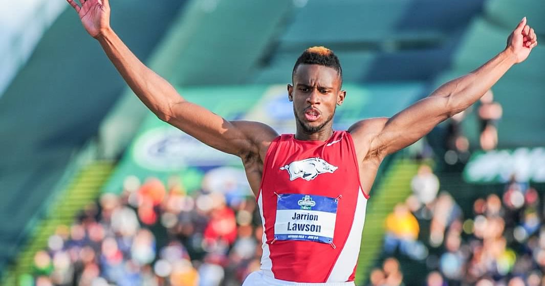 Jerrion Lawson and Courtney Okolo win the Bowerman Award...