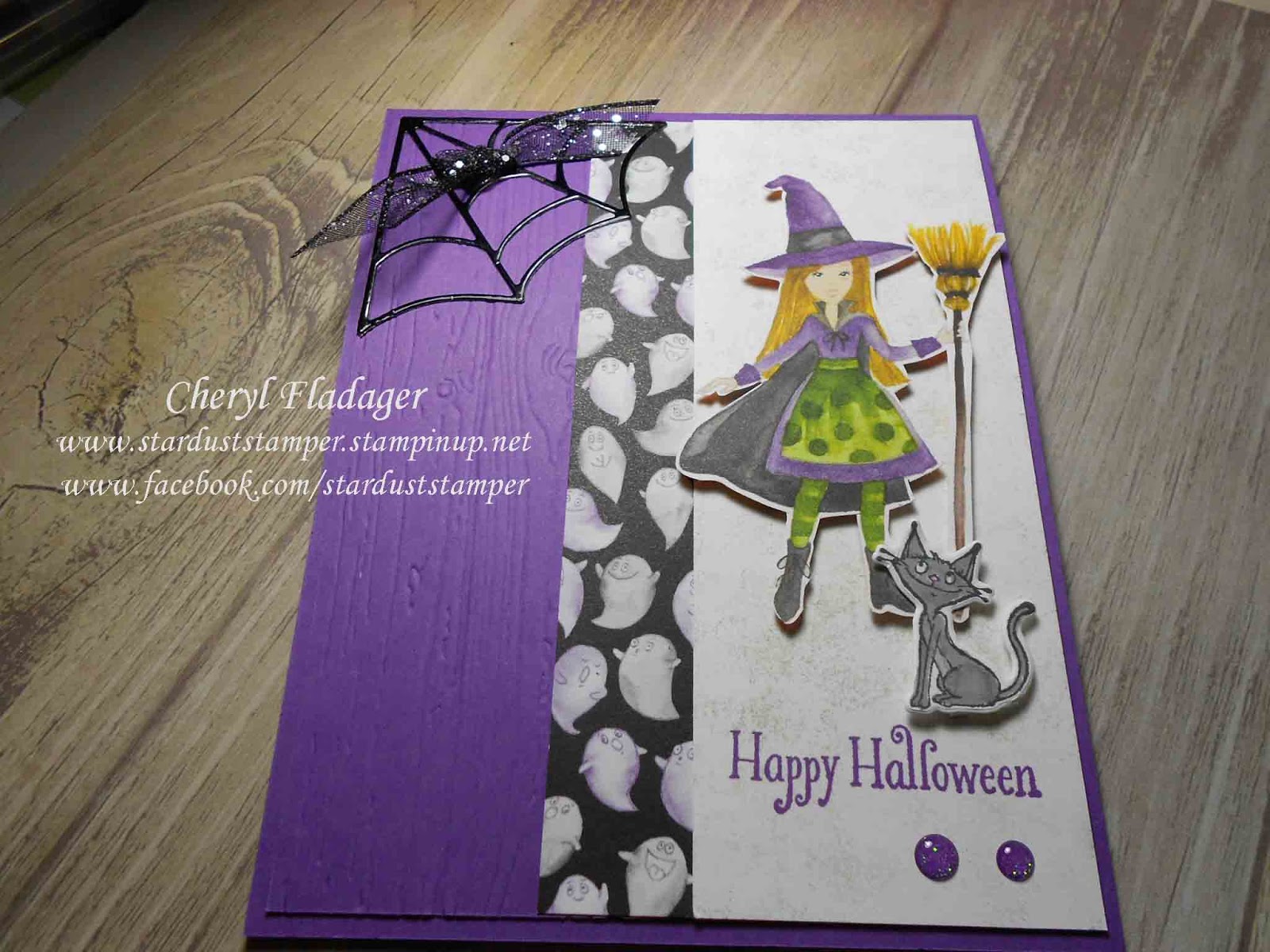 Star Dust Stamper Paper Crafts~by Cheryl: Ghostly Halloween~Countdown ...