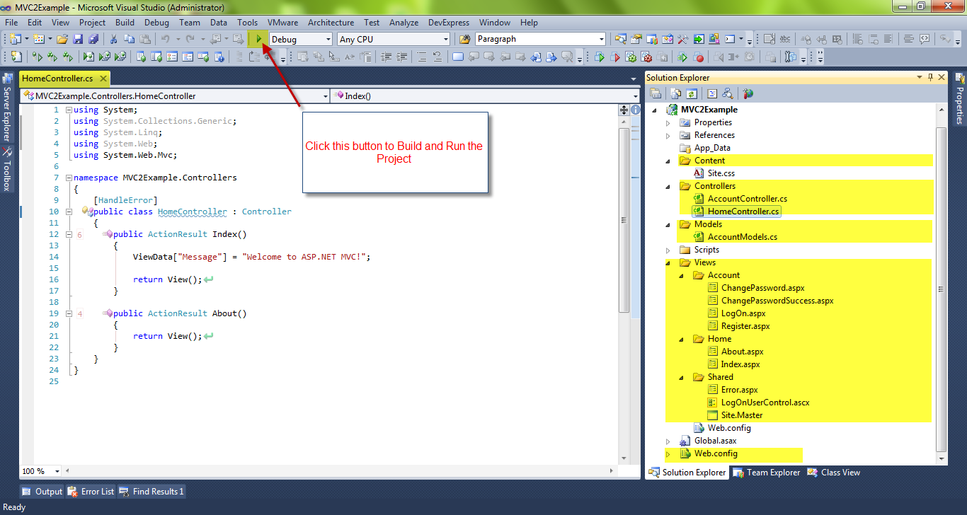 My Programming Zone: MVC 2 with Example