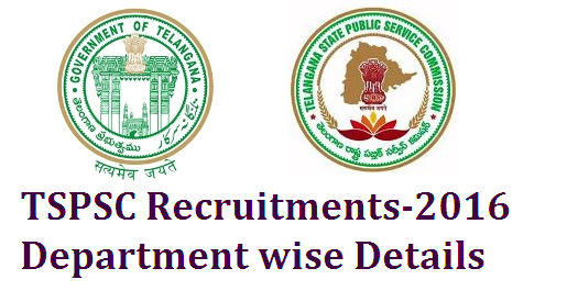 TSPSC Telangana State Public Service Commission Recruitments 2016 - TS ...