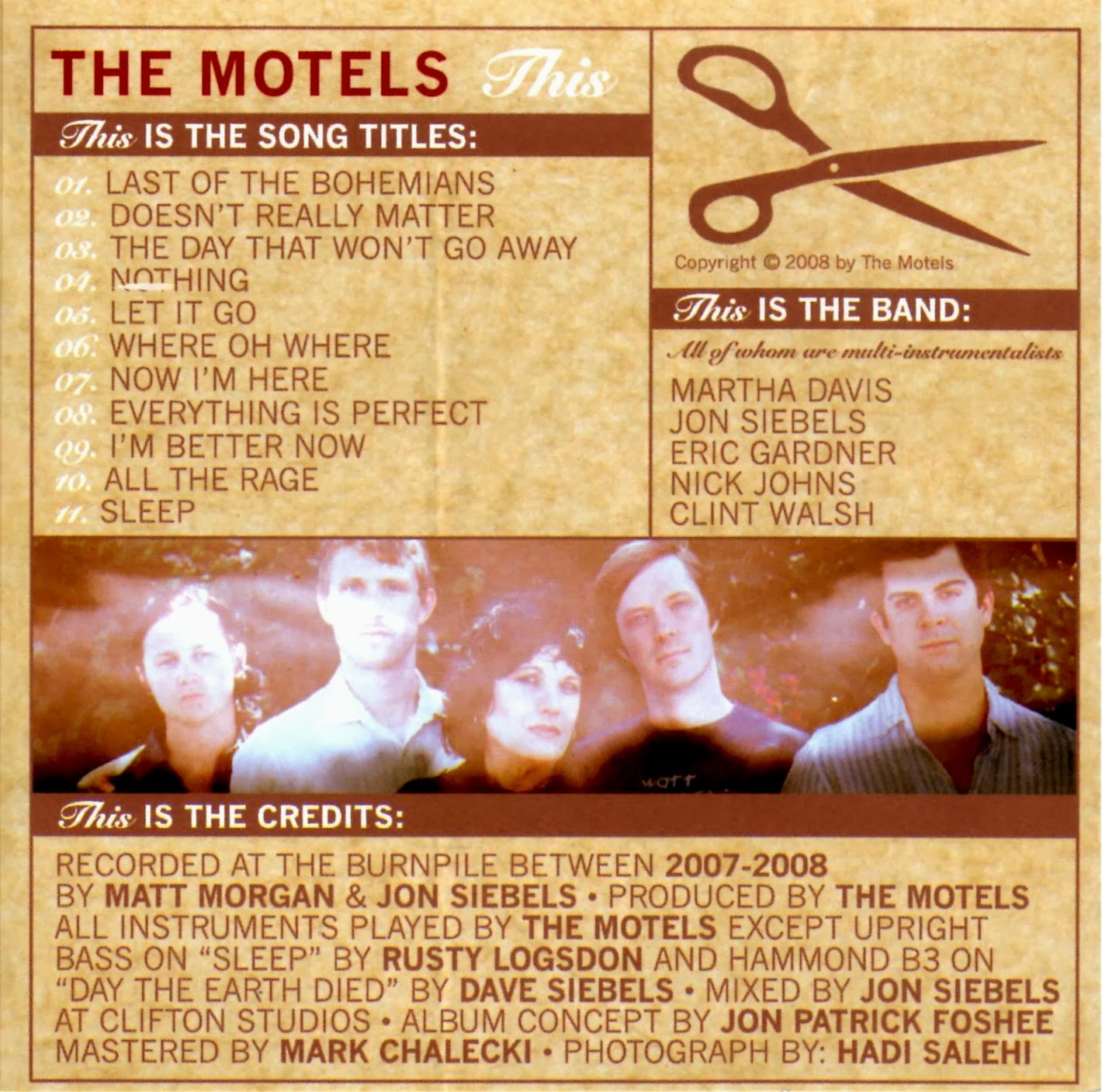 Lansure's Music Paraphernalia: THE MOTELS | MARTHA DAVIS | Press Kits ...
