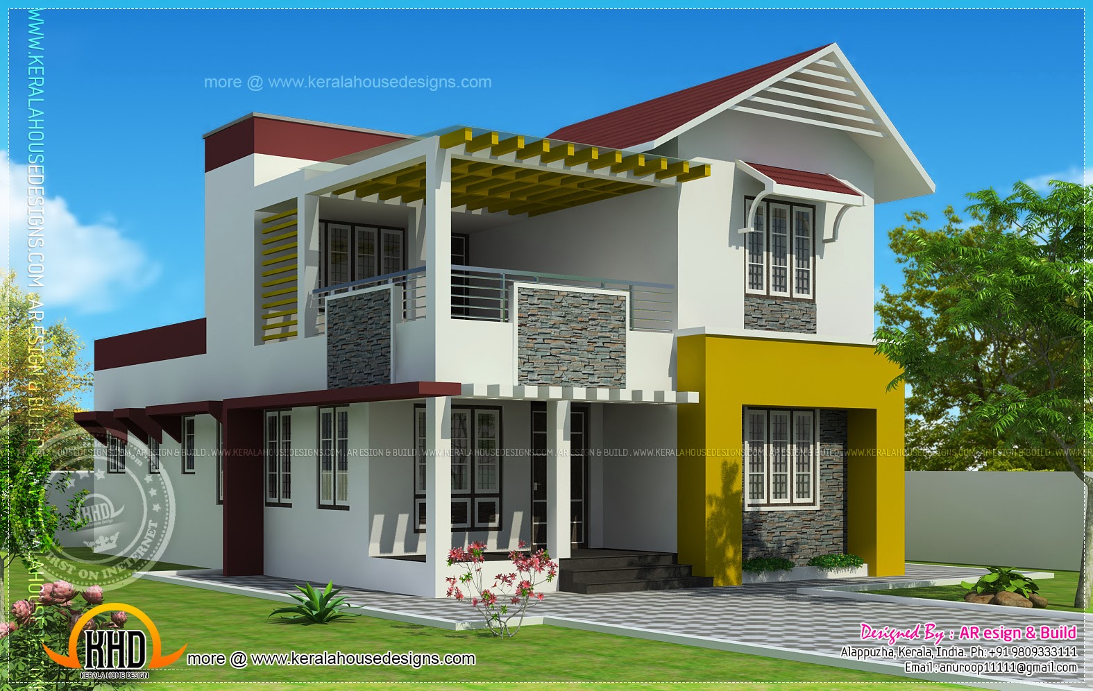 1900 square feet residence in 6 cent of land - Kerala Home Design and ...