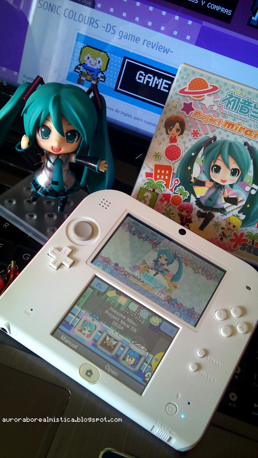 AURORA WALL: Hatsune Miku PROJECT MIRAI DX -3DS game review-