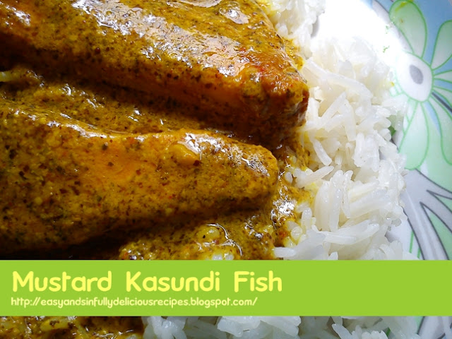 Easy and Sinfully Delicious Recipes: Mustard Kasundi Fish