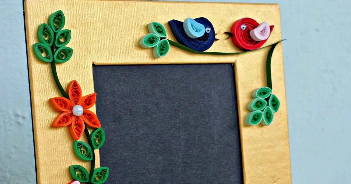 Crafting With Passion: My first Quilled photo frame