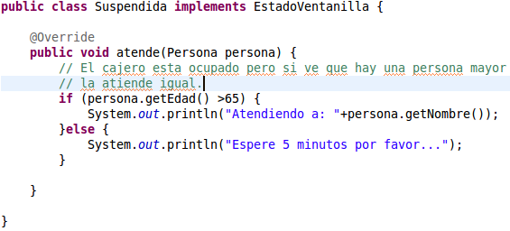 Mi granito de java: State