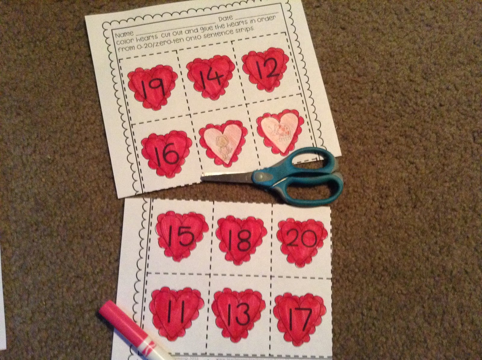 Dr. Clements' Kindergarten : Numbers (0-20) and Number Words (zero-ten ...