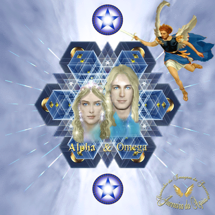 Cantinho de Imagens da Guerreira: Logo Solar Alpha & Omega de Sírius