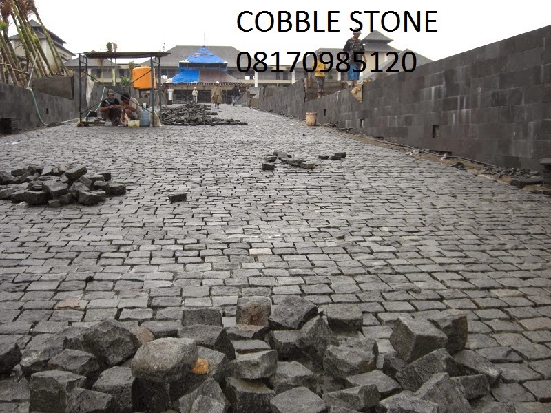 Jenis Batu Paving Cobble Stone | Batu Alam Lombok