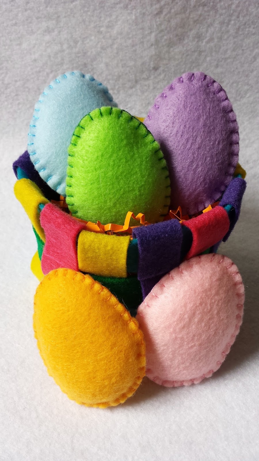 Munchkin and Bean: Woven Felt Baskets