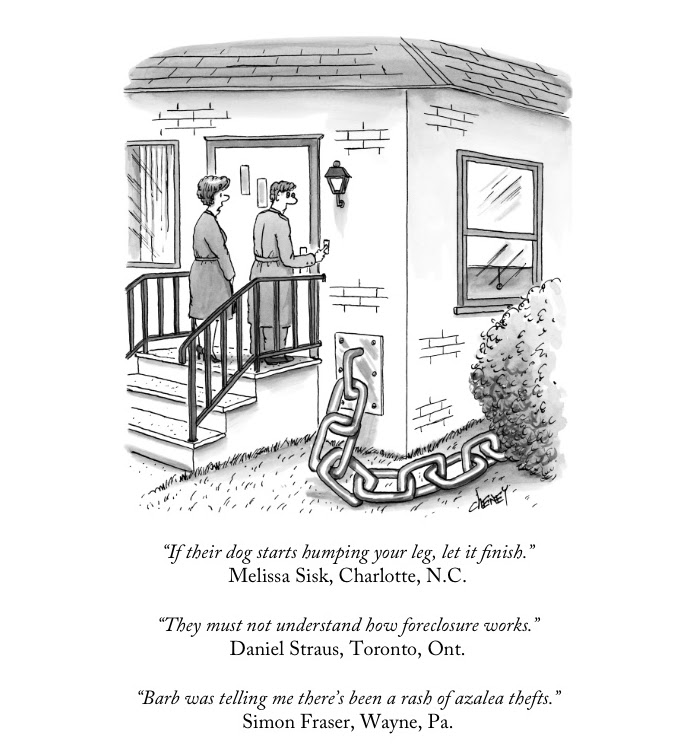 Attempted Bloggery: My Entry in The New Yorker Cartoon Caption Contest #398