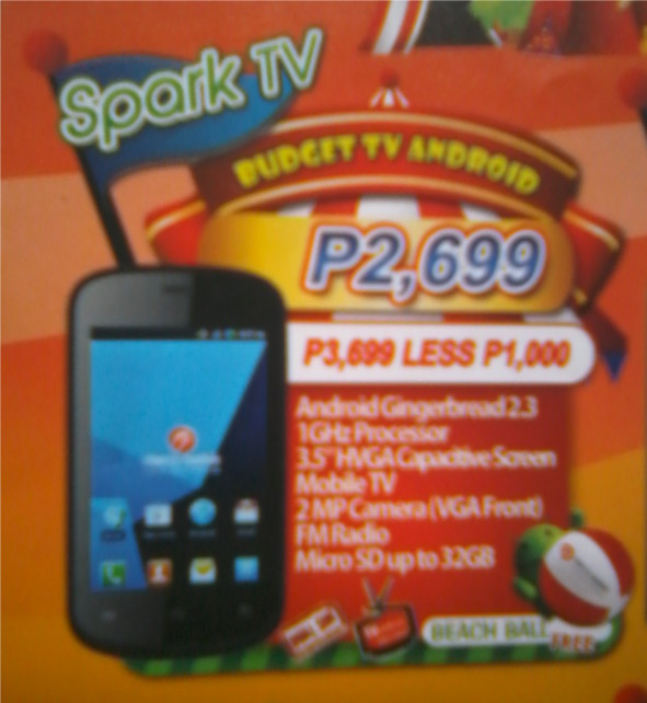 Cherry Mobile Spark TV Specs and Price | Nico's Mobile Blog