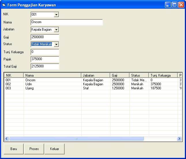 Contoh program select case pada visual basic - perprocess