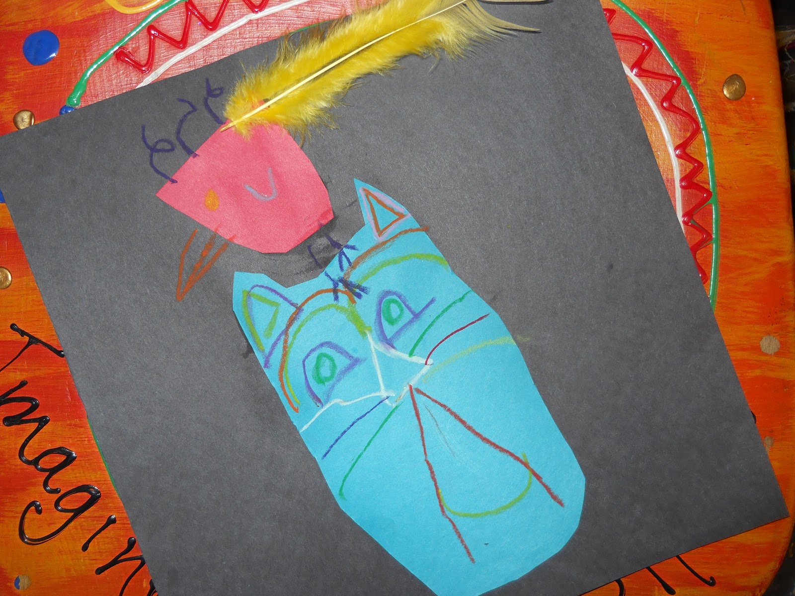 The Elementary Art Room!: Paul Klee Cat and Bird