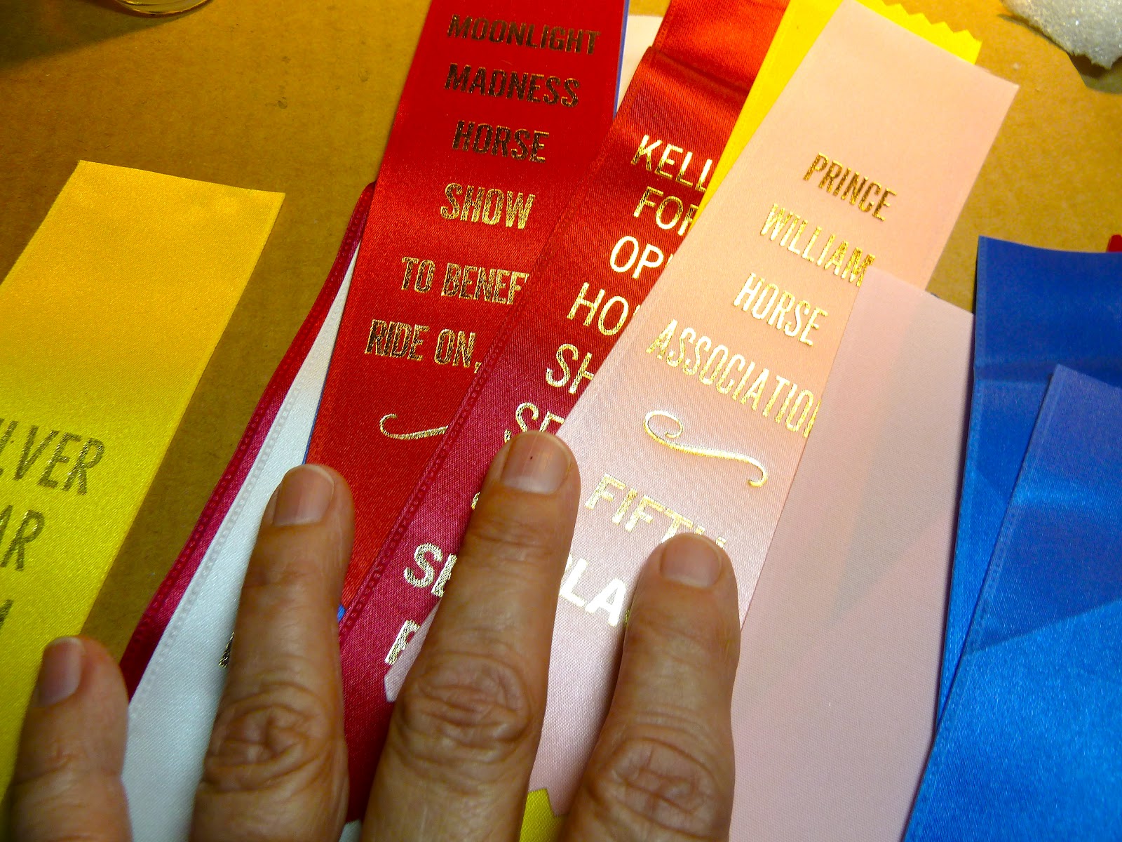 Make it easy crafts: Easy To Make Scrapbook With Old Horse Show Ribbons