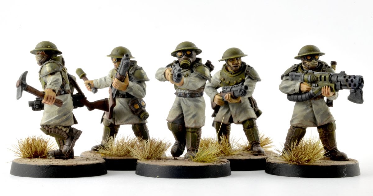 Wargame News and Terrain: Anvil Industry: New Connaught Trench Raiders ...