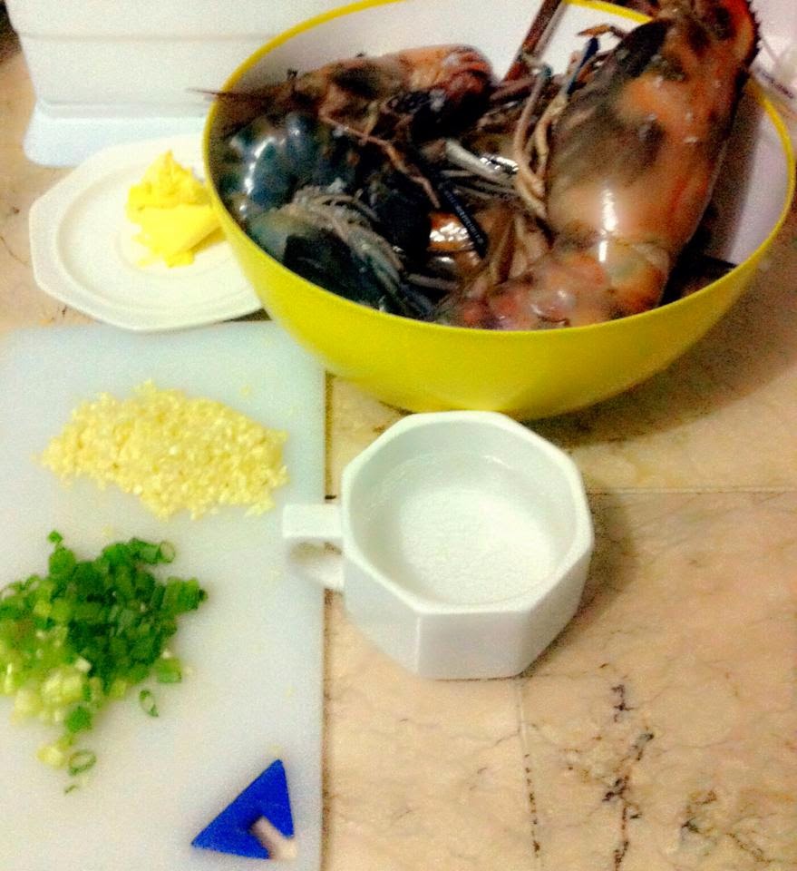 Spicy Garlic Butter Ulang (Giant Freshwater Prawn)