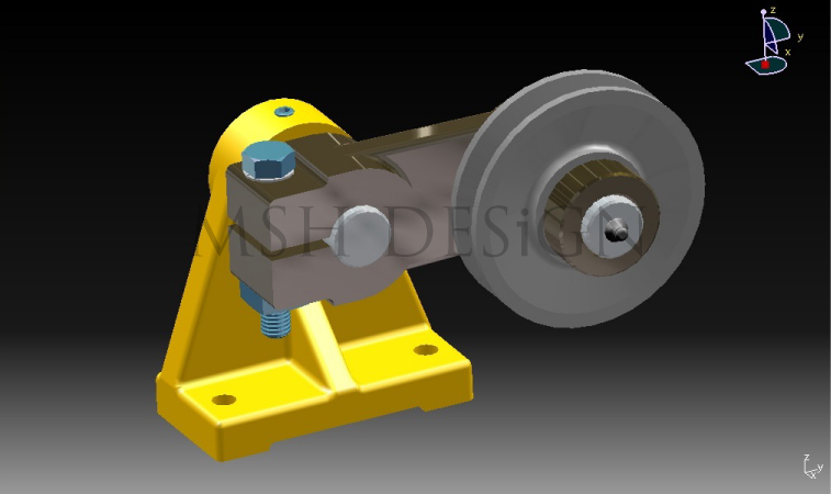 MSH DESiGN House: CAD Drawing - Belt Tensioner