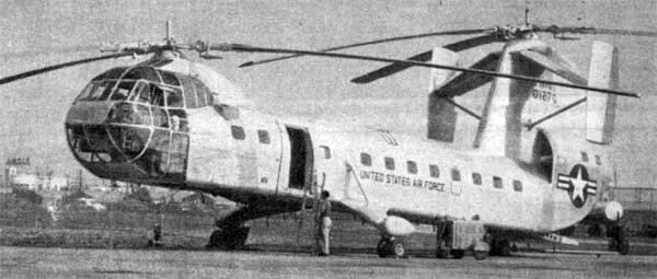 FDRA - Fuerza Aérea: Helicóptero pesado: Piasecki H-16 Transporter