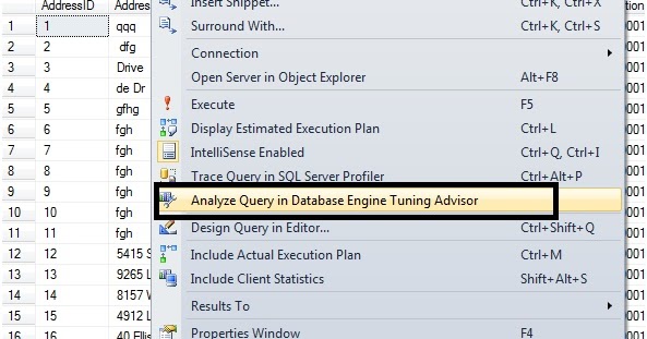 Microsoft Business Intelligence: Use of Database Engine Tuning advisor ...