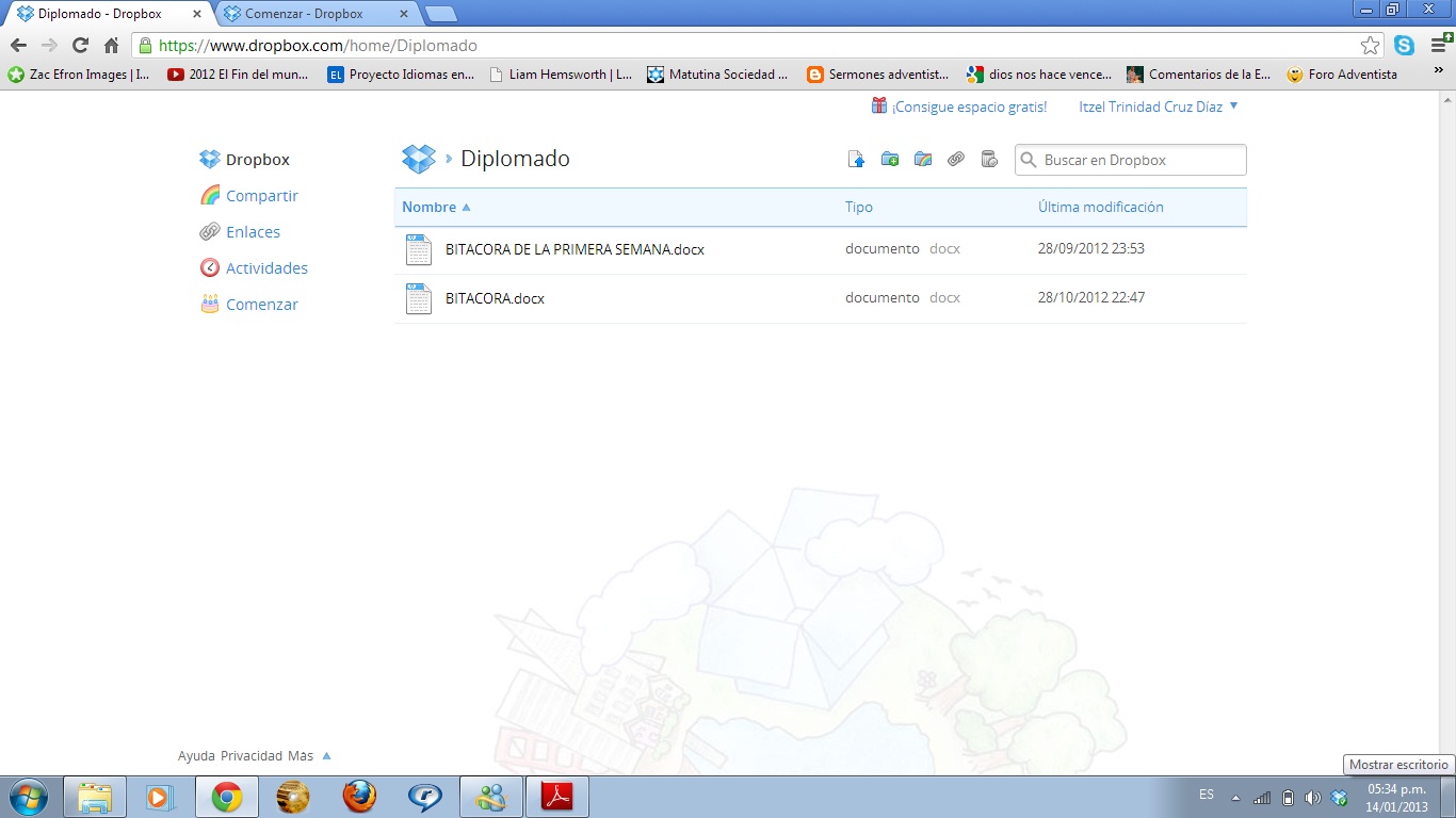 Itzel Trinidad : DropBox