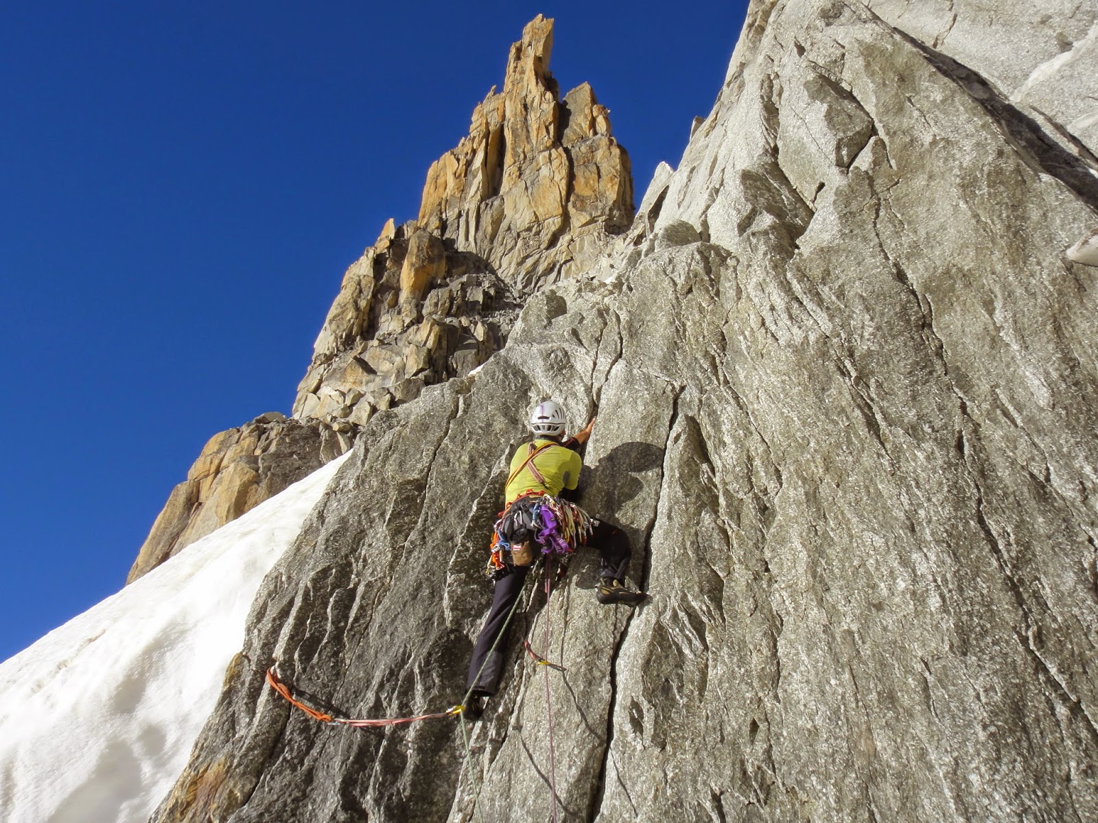 Grand Capucin 3838 mts, "Via Bonatti-Ghigo"