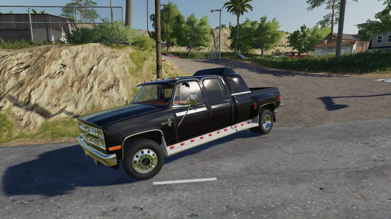 FS19 Chevrolet Silverado C30 Quad Cab Dually v1.0 - FS 19 & 22 USA Mods ...