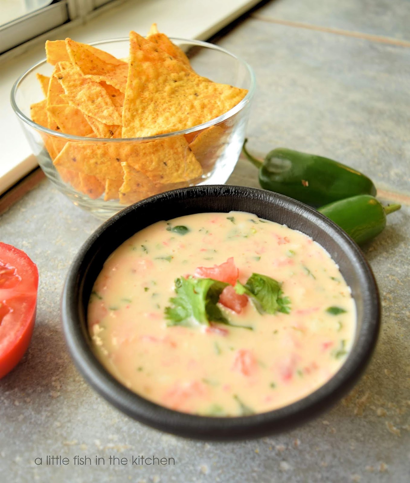 Spicy Queso Blanco (White Cheese) Dip – A Little Fish in the Kitchen