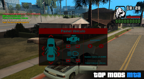 MTASA: Painel Veiculo - MTA Brasil