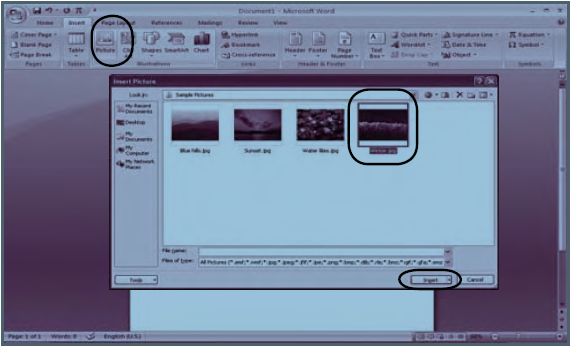 MEMANFAATKAN MENU INSERT PADA MICROSOFT WORD - SUMBER INFORMASI ...