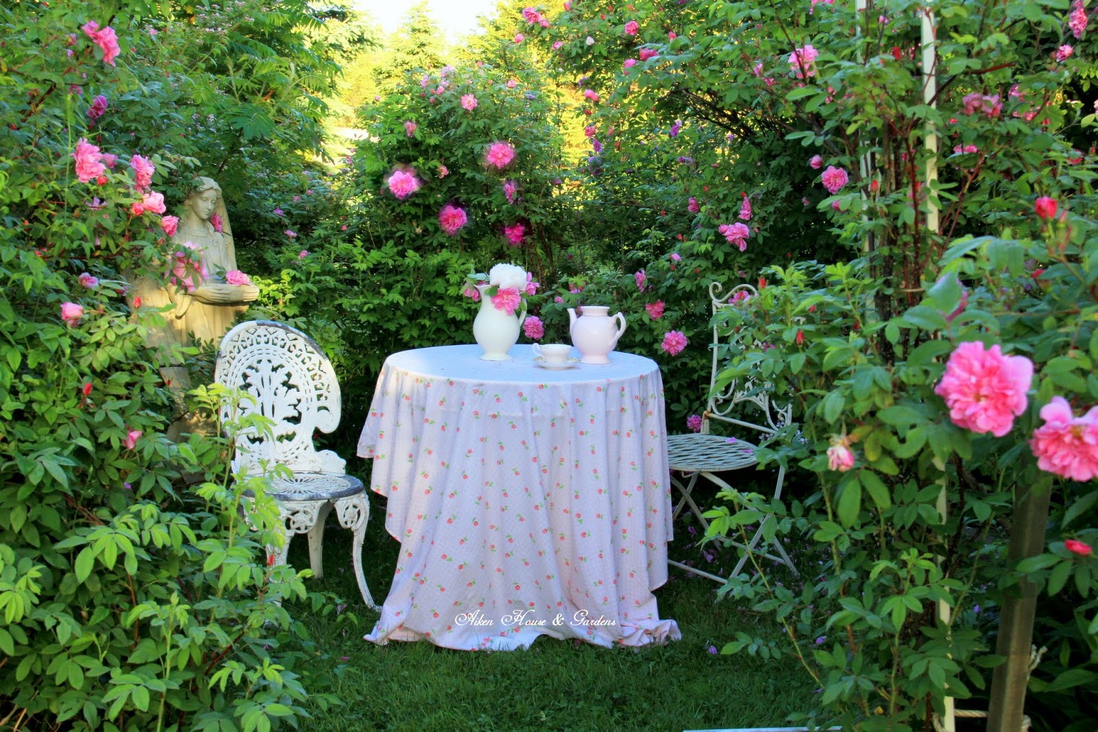 Aiken House & Gardens: Romantic Rose Garden