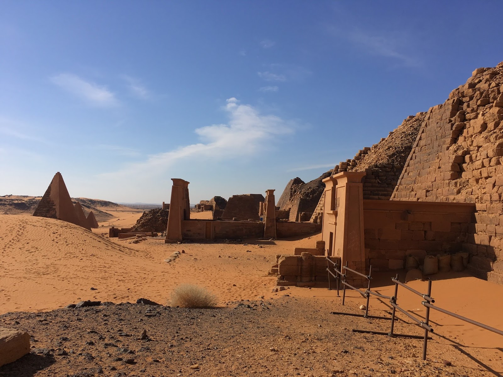 The Pyramids of Meroe, Sudan