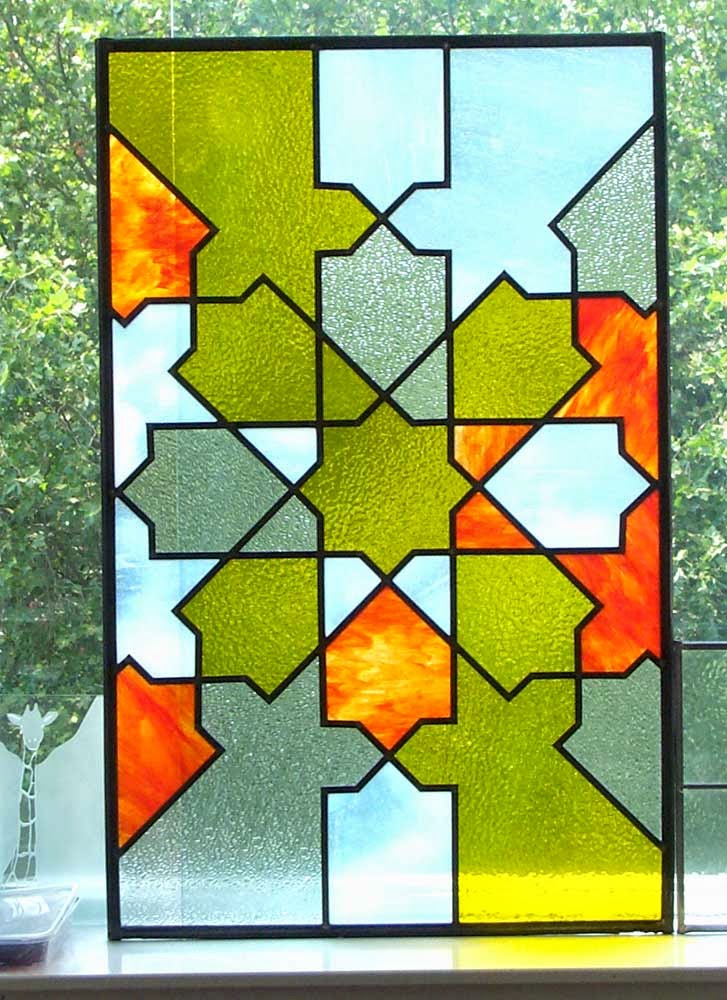 Apollo Stained Glass: Islamic geometric pattern
