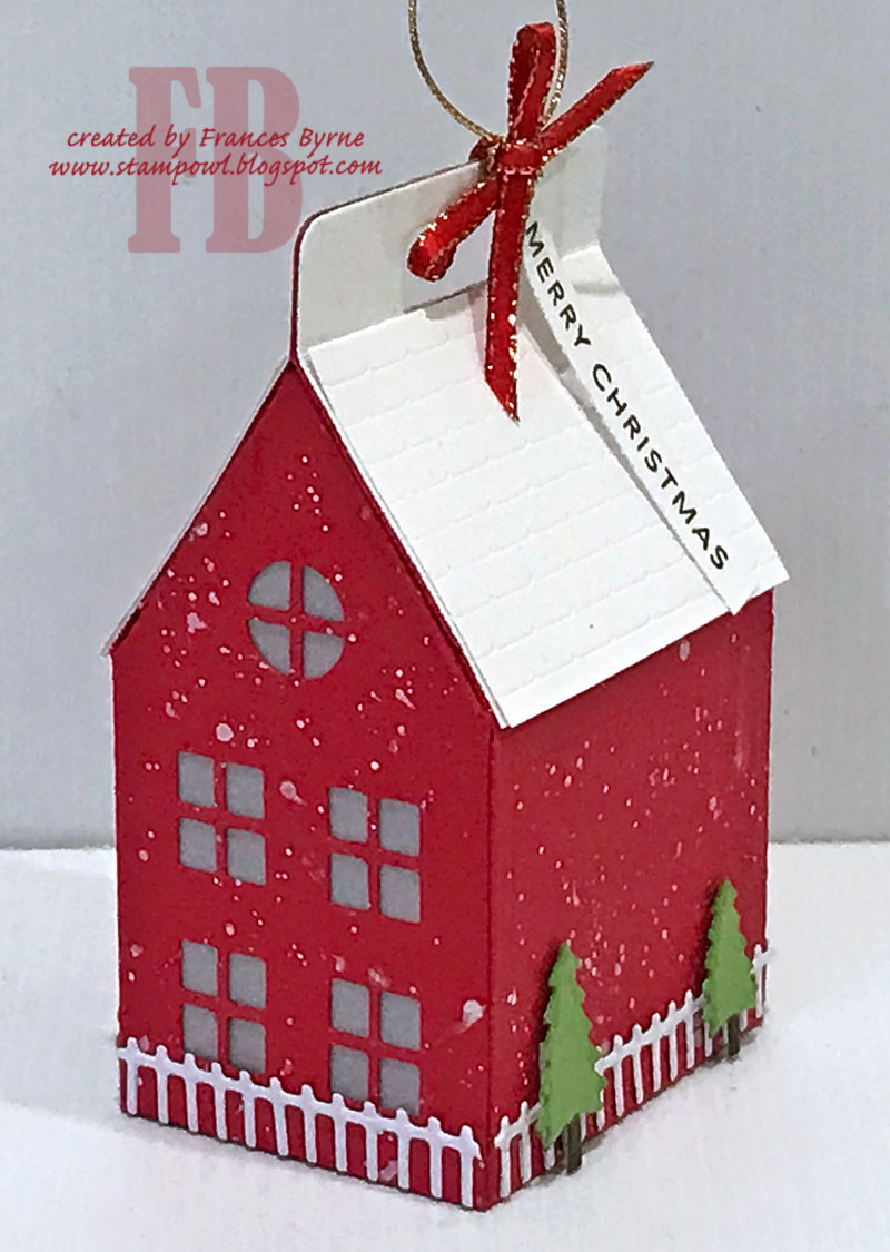 StampOwl's Studio: Red Christmas House Box